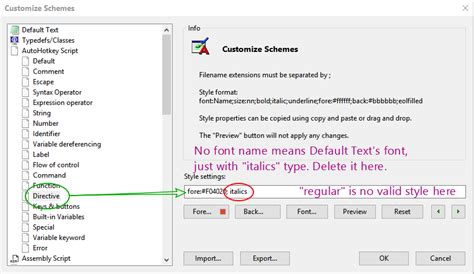 Changing The Font Style In Scheme Issue Rizonesoft Notepad GitHub