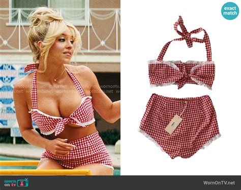 Wornontv Cassies Red Checked Set On Euphoria Sydney Sweeney