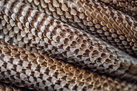 Premium Ai Image Python Skin Shed Focus On The Unique Texture And Patterns