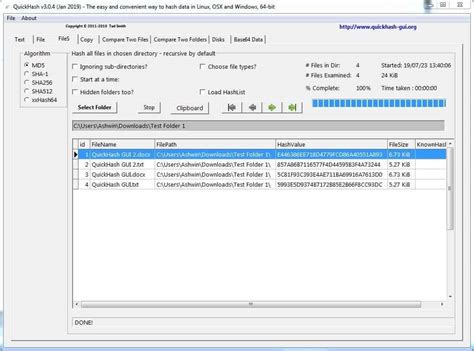 Quickhash Gui Ist Ein Open Source Hashing Tool Für Windows Linux Und Macos
