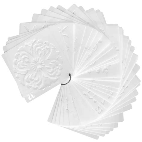 Badu Bg Шаблони Мандала Шаблони за рисуване Шаблон Комплект шаблони Рисуване Стена Точково