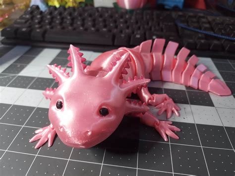 Stl File Articulated Axolotl・design To Download And 3d 53 Off