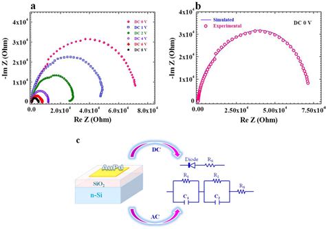 Impedance Cole Cole Spectra Of The Aupd Sio2 N Si Mis Structure Download Scientific Diagram