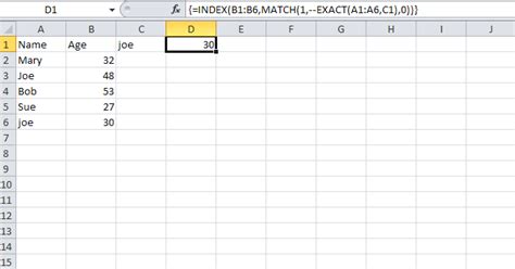 Exact Case Matching With Excel Vlookups Stack Overflow