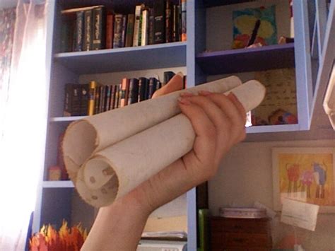 How To Make A Paper Scroll Diy Ancient Scroll Craft Paper Torah