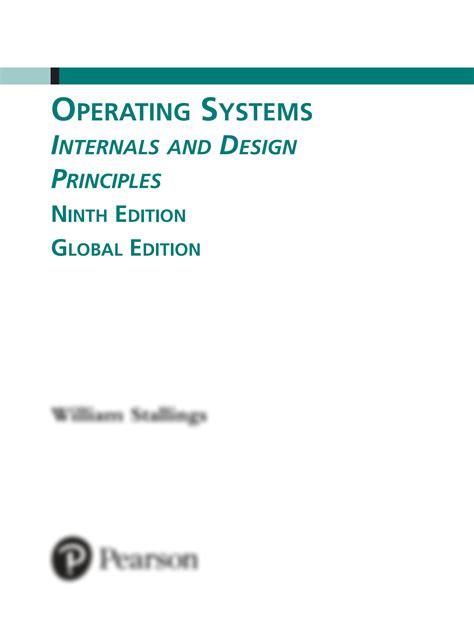 Solution Operating Systems Internals And Design Principles 9e 2018