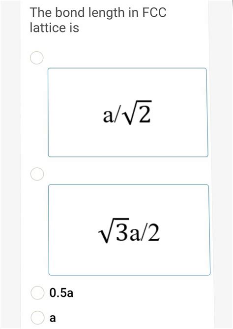Bond Length