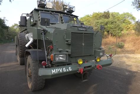 Indian Armys Vfj Mpv 6×6 Truck Delivers 1 6 Kpl Mileage Walkaround Video