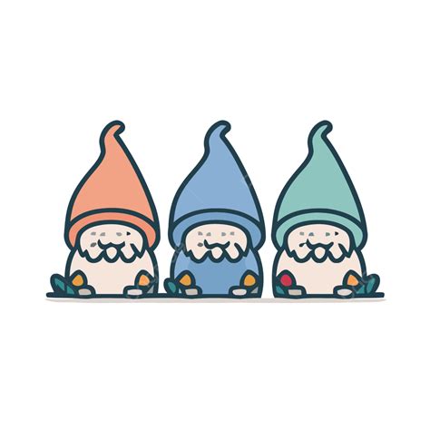 かわいいノームのベクトル図イラスト画像とPNGフリー素材透過の無料ダウンロード Pngtree