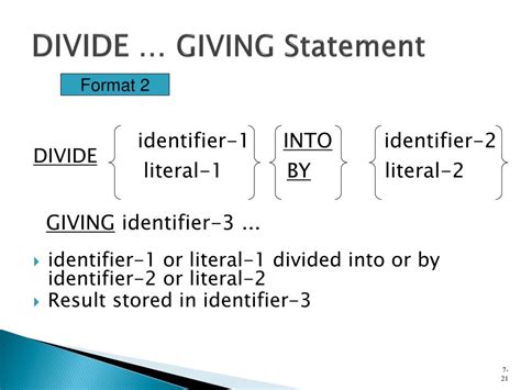 Ppt Computing In Cobol The Arithmetic Verbs And Intrinsic Functions Powerpoint Presentation