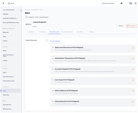Chart Of Accounts Mapping Knowledge Base