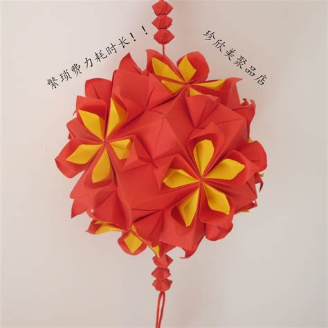 折纸春节小礼物 春节折纸 新年手工小制作 大山谷图库