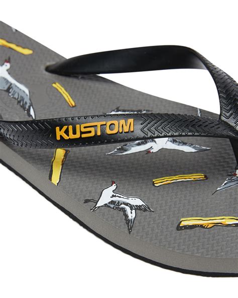 Kustom Blend Base Thong Charcoal Surfstitch