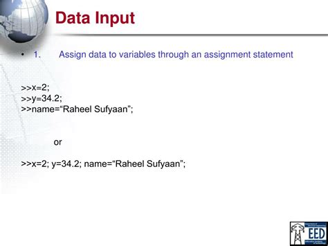 ppt matlab input output statements powerpoint presentation free download id 2951963