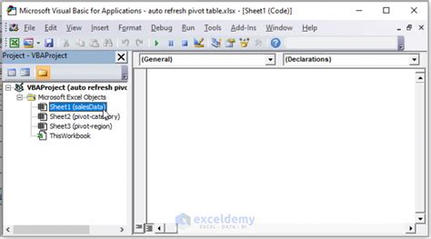 How To Auto Refresh Pivot Table In Excel 2 Methods Exceldemy