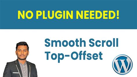 No Plugin Needed Smooth Scrolling And Top Offset For Wordpress One Page Website Or Landing