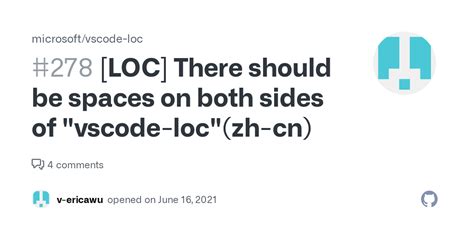 Loc There Should Be Spaces On Both Sides Of Vscode Loczh Cn