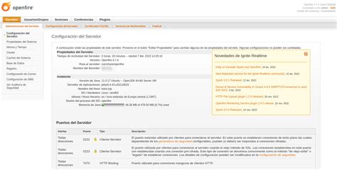 Instalar Servidor De Xmpp Con Openfire En Ubuntu 2204
