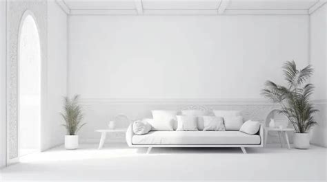 편안한 3d 가구와 빈 배경을 갖춘 미니멀한 흰색 인테리어 집 바닥 방 창문 방 문 배경 일러스트 및 사진 무료 다운로드 Pngtree