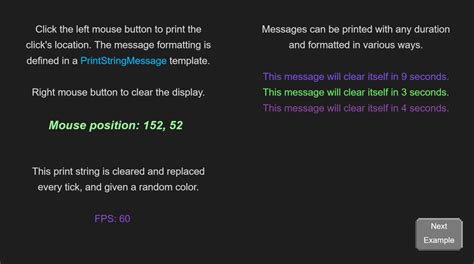 Example System To Print Custom Formatted Debug Strings