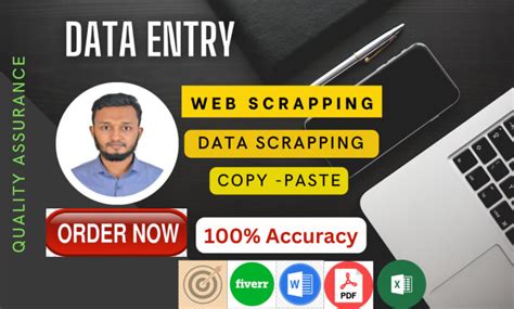 do data entry web scraping copy paste data collection by rezwan01683