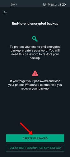 How To Enable End To End Encrypted WhatsApp Chat Backups