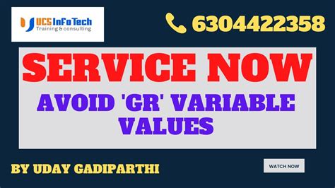 avoid gr variable when using gliderecord in servicenow explained in
