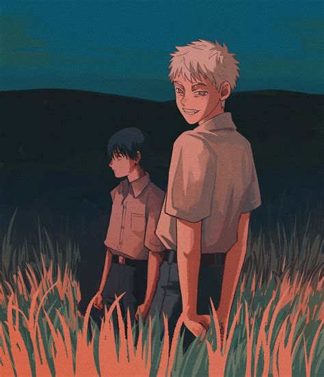 Hikaru And Tsujinaka Yoshiki Hikaru Ga Shinda Natsu Drawn By