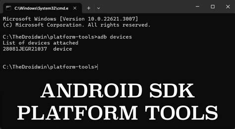 download and install android sdk platform tools thedroidwin