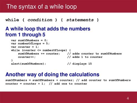 programming control structures with javascript part 2 ppt download
