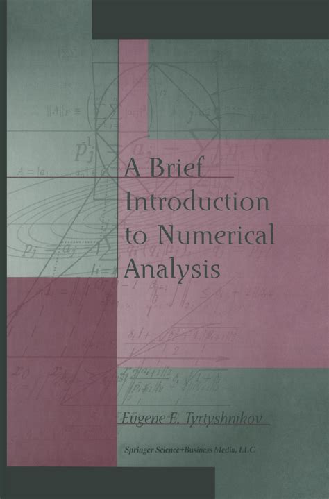 Solution A Brief Introduction To Numerical Analysis Studypool