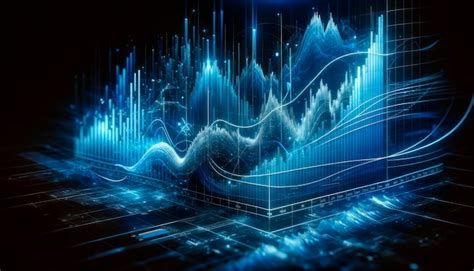 Premium Photo Abstract Digital Landscape With Dynamic Lines And Particles Digital Art Style On