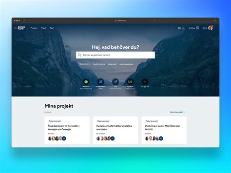 Intranet Ui Design By Mikael Cederbom On Dribbble