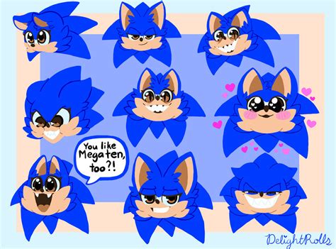 Sonic Expressions By Delightrolls On Deviantart