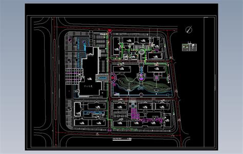[北方]市政室外给排水管道竣工图 Autocad 模型图纸下载 懒石网