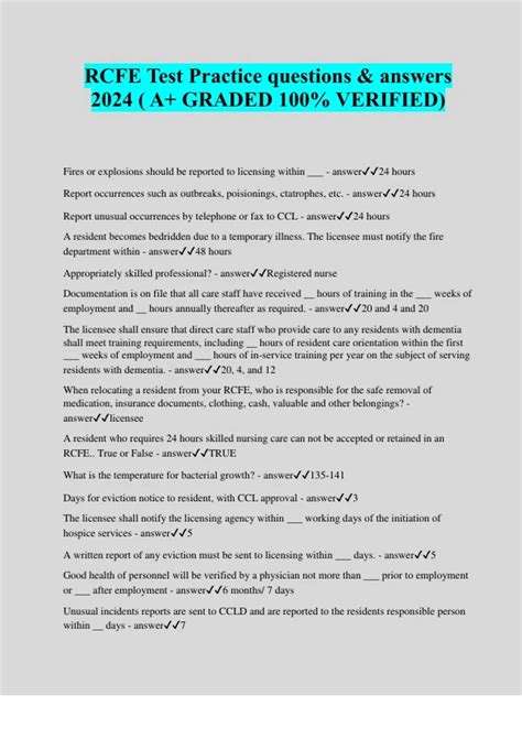 Rcfe Test Practice Questions And Answers 2024 A Graded 100 Verified Rcfe Stuvia Us