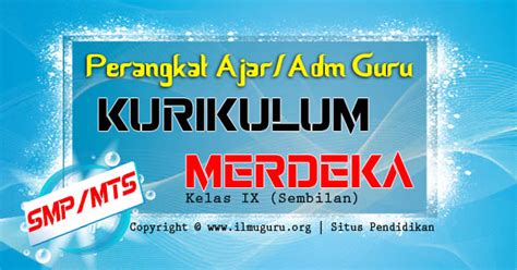Perangkat PJOK Kelas 9 Kurikulum Merdeka 2023 2024