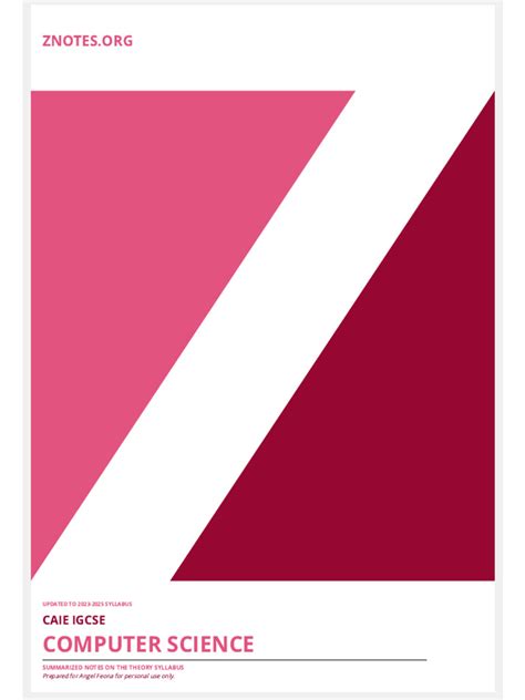 Caie Igcse Computer Science Practical Pdf Programming Computer