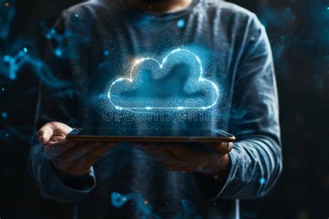 Cloud Computing And Digital Technology Stock Illustration