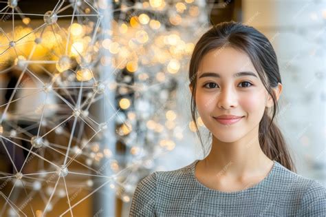 Digital Silhouette Of A Woman With Glowing Neural Networks Representing Cognitive Complexity