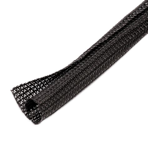 Techflex F N BK Flexo F Braided Split Sleeving Waytek