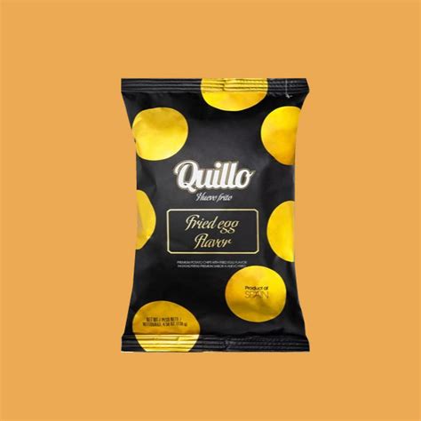 Quillo 스페인 프리미엄 포테이토 칩 퀼로 프라이드에그 계란 후라이 맛