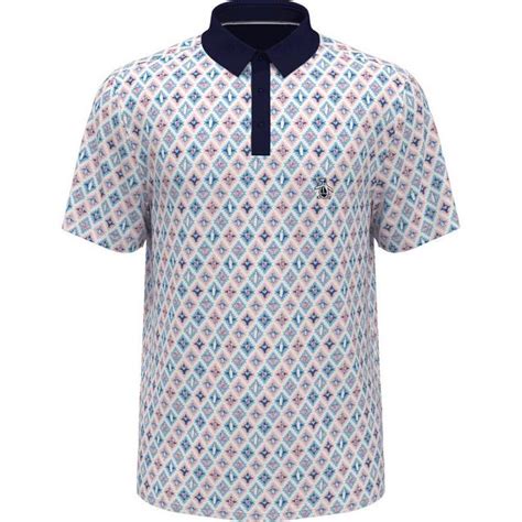 Mens Atomic Cocktail Print Short Sleeve Polo Original Penguin Golf Golf Town Limited