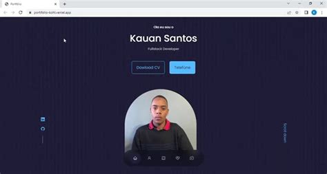 Kauan Santos No Linkedin Javascript Html Css Web Portfolio Github Git Vscode Reactjs