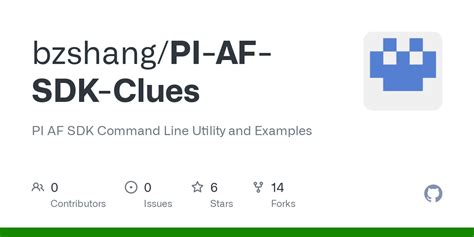 Github Bzshang Pi Af Sdk Clues Pi Af Sdk Command Line Utility And Examples