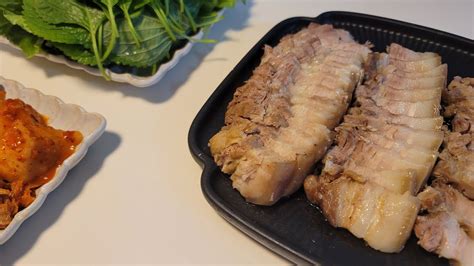 전기밥솥 요리 전기밥솥 수육 만들기 수육 간단하게 삶는 법 초간단 수육 김장 수육 Youtube