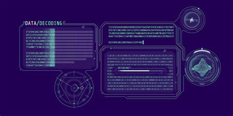 Premium Vector Decoding Satellite Data About A Geological Object On A