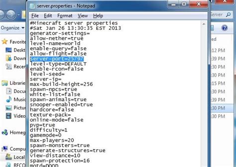 オリジナル Server Properties すべてのマインクラフトコレクション