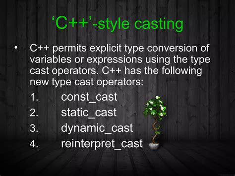Type Casting In C Ppt Programming Languages Computing