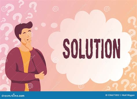 Conceptual Caption Solution Business Showcase A Means Of Solving A Problem Or Dealing With A